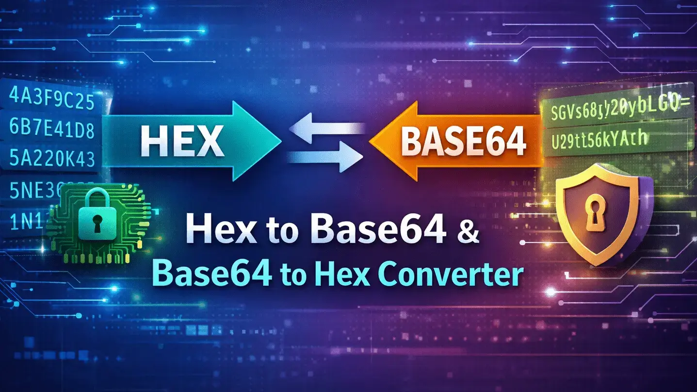 Hex to Base64 Converter Online | Convert Base64 to Hex